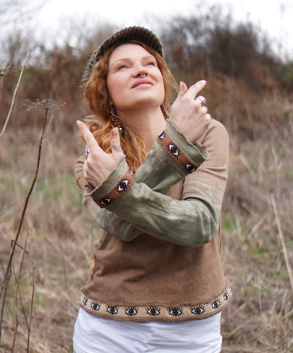 ICU Hemp Jumper - Jade / Clay – Oak’n Ivy Art